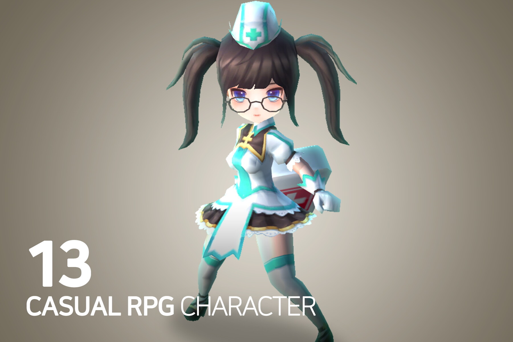 ArtStation - Casual RPG Character - 13 Kate | Game Assets