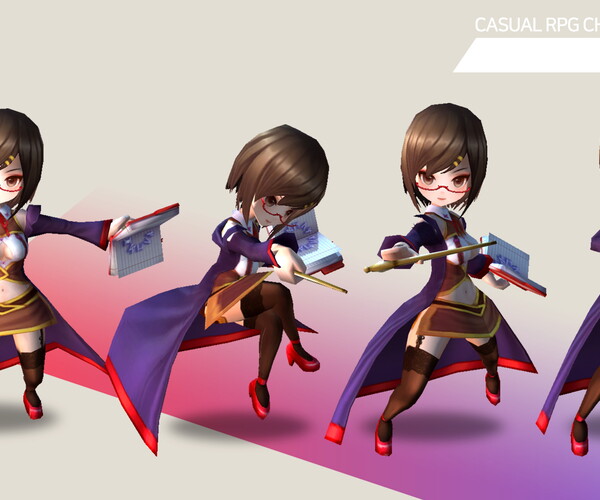 ArtStation - Casual RPG Character - 27 Sopia | Game Assets