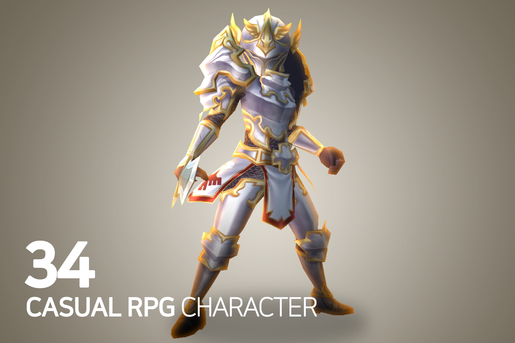 ArtStation - Casual RPG Character - 34 General | Game Assets