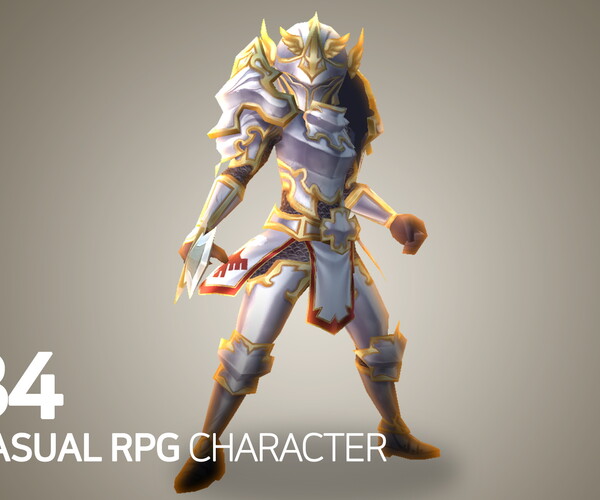 ArtStation - Casual RPG Character - 34 General | Game Assets