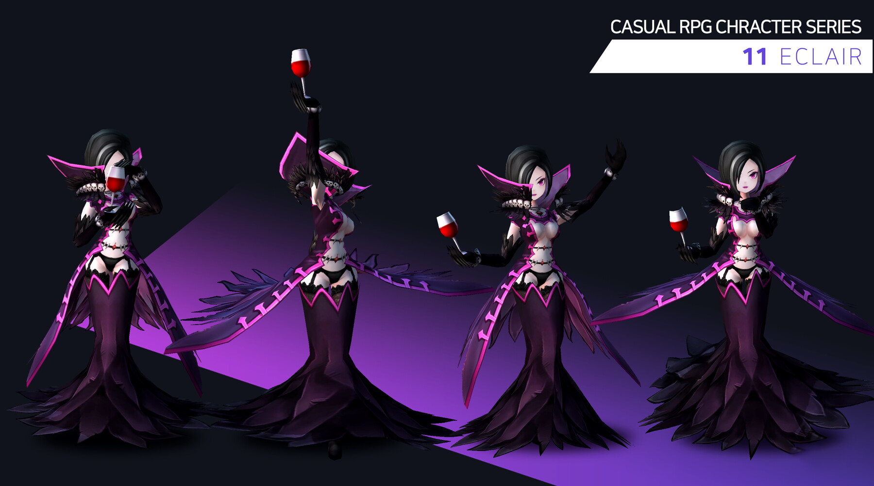 ArtStation - Casual RPG Monster - 11 Eclair | Game Assets