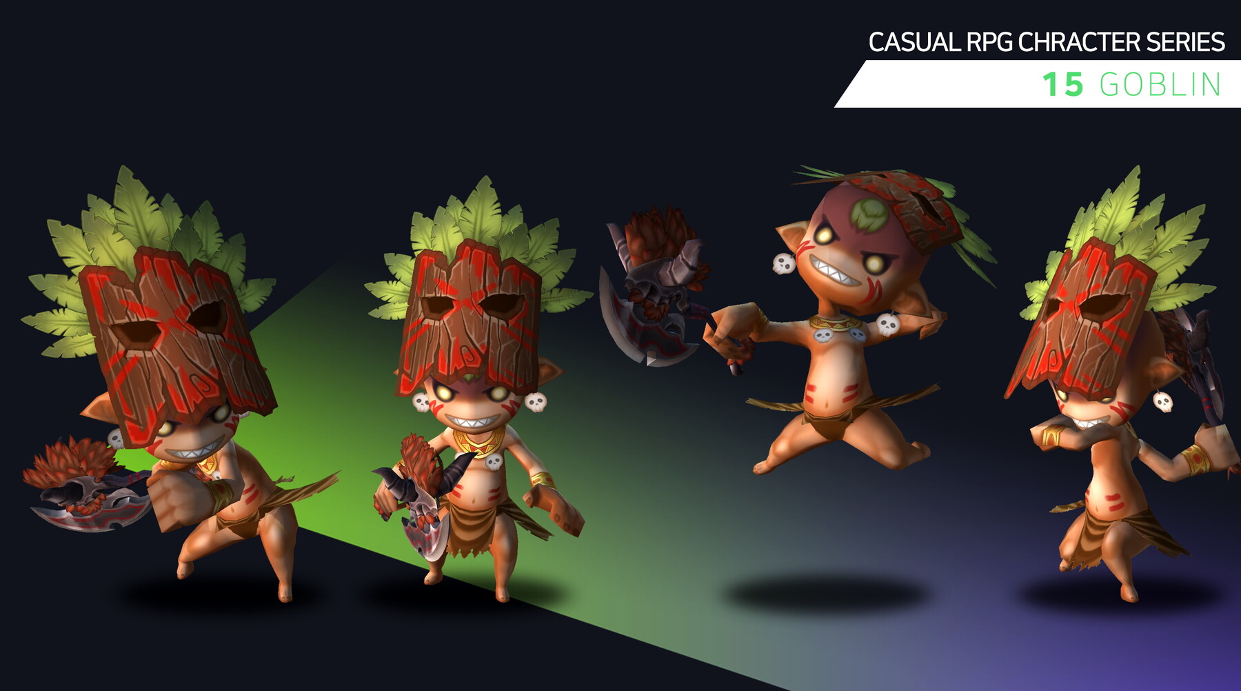 ArtStation - Casual RPG Monster - 15 Goblin | Game Assets