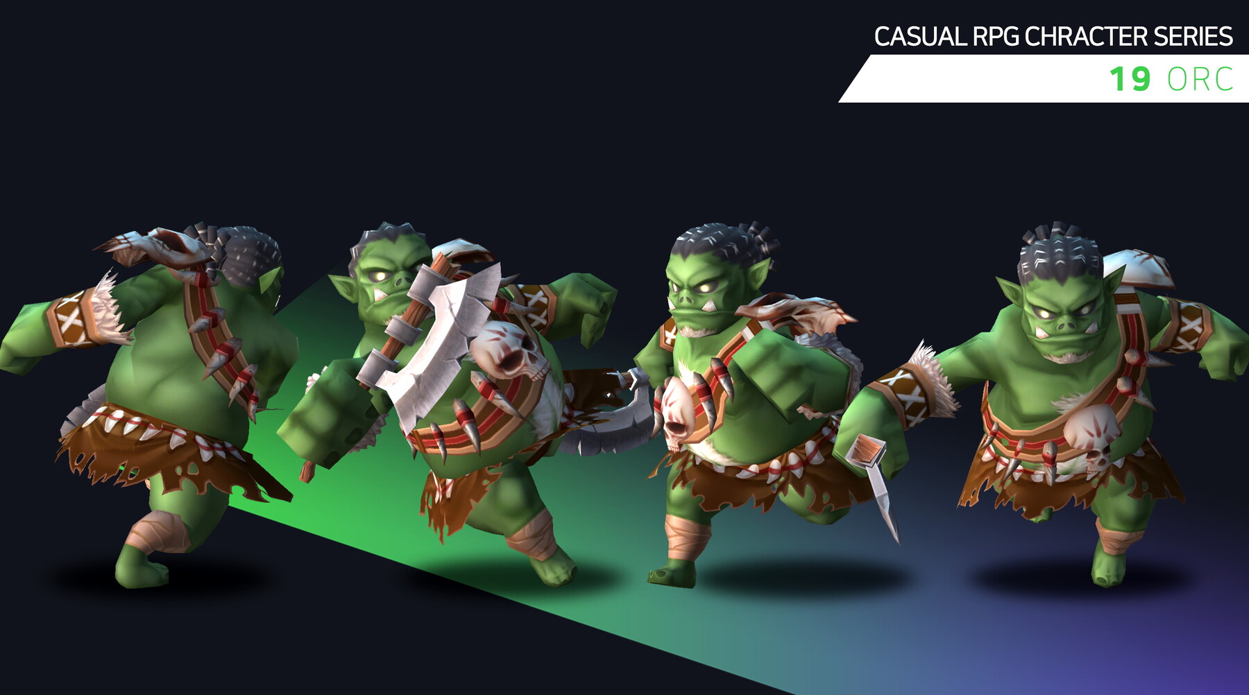 ArtStation - Casual RPG Monster - 19 Orc | Game Assets
