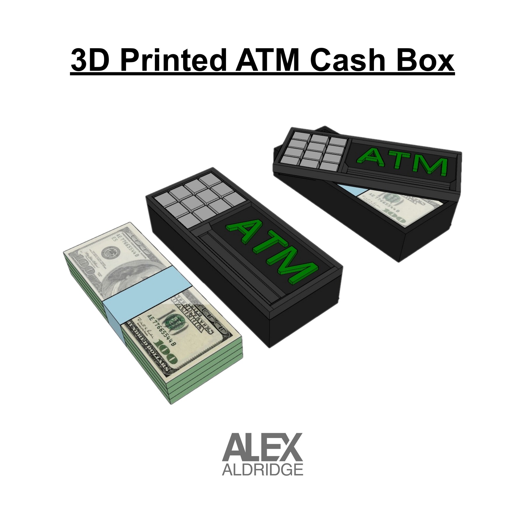 ArtStation - 3D Printed ATM Cash Box | Resources