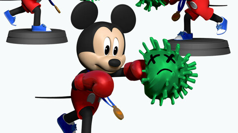 ArtStation - Mickey Mouse - Boxing | Resources