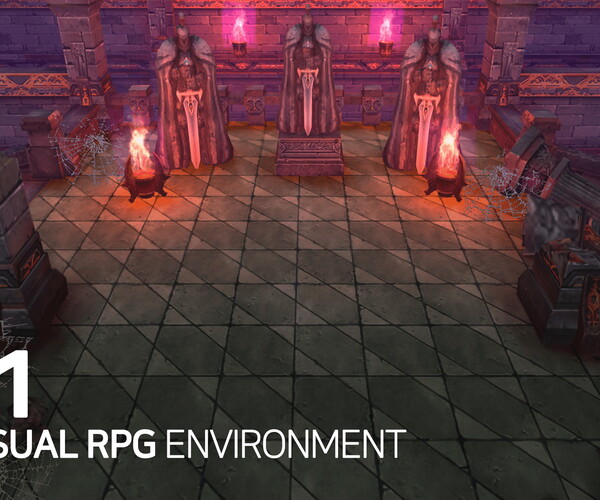 ArtStation - Casual RPG Environment 01 | Game Assets