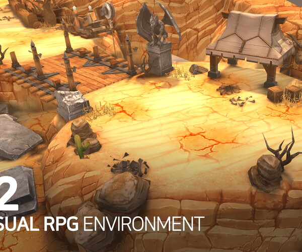 ArtStation - Casual RPG Environment 02 | Game Assets