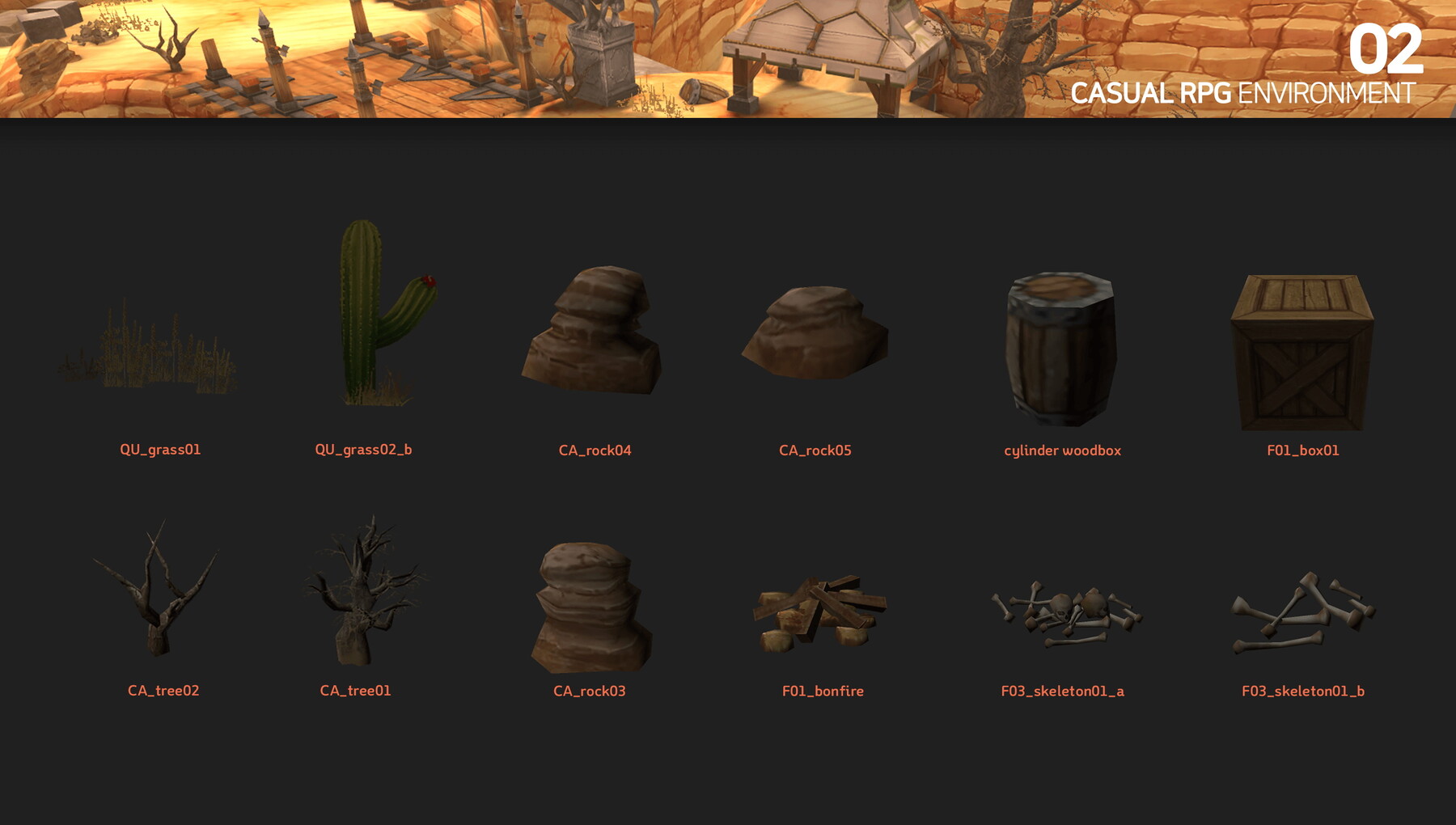 ArtStation - Casual RPG Environment 02 | Game Assets