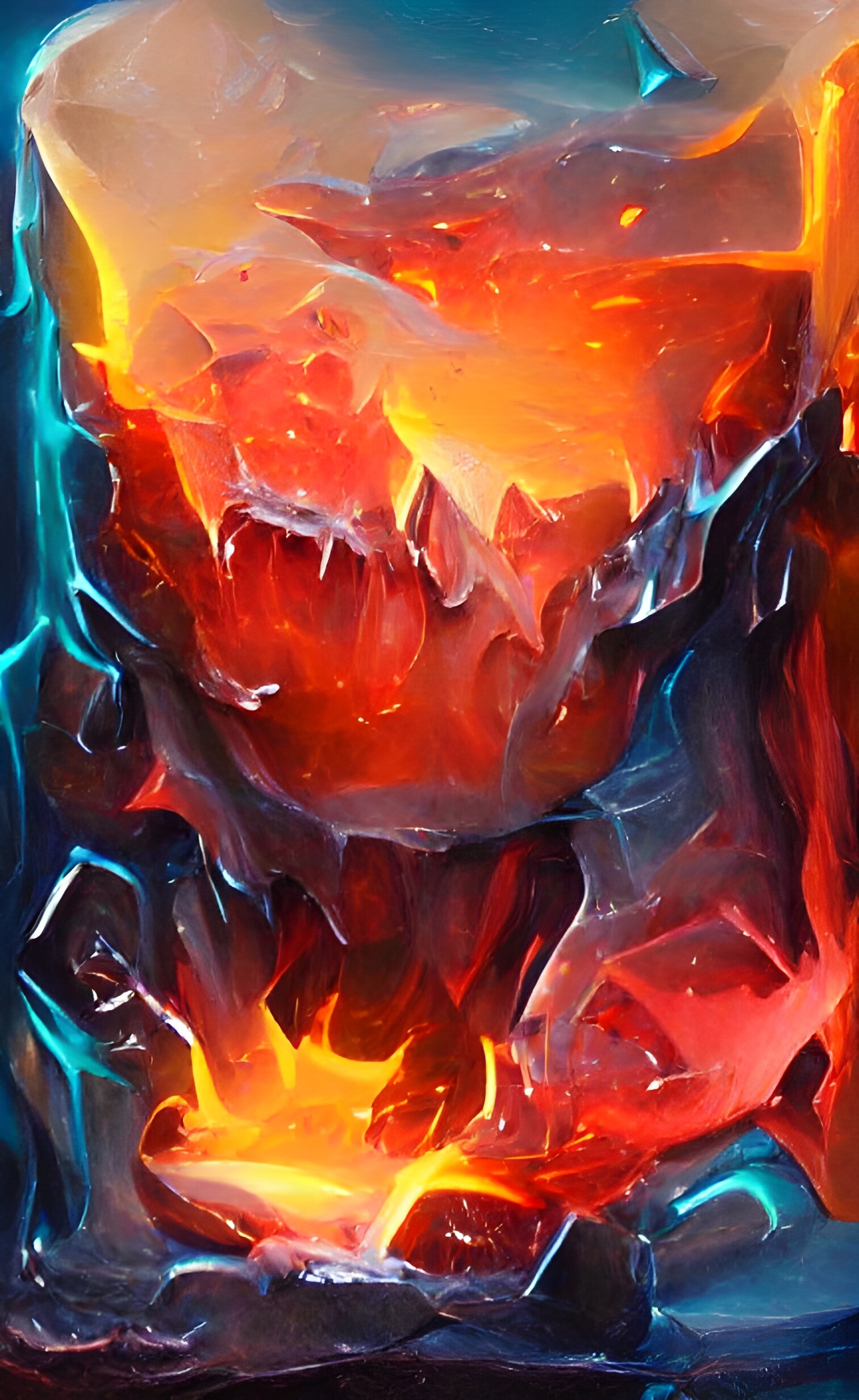 ArtStation - Magma Rock | Game Assets