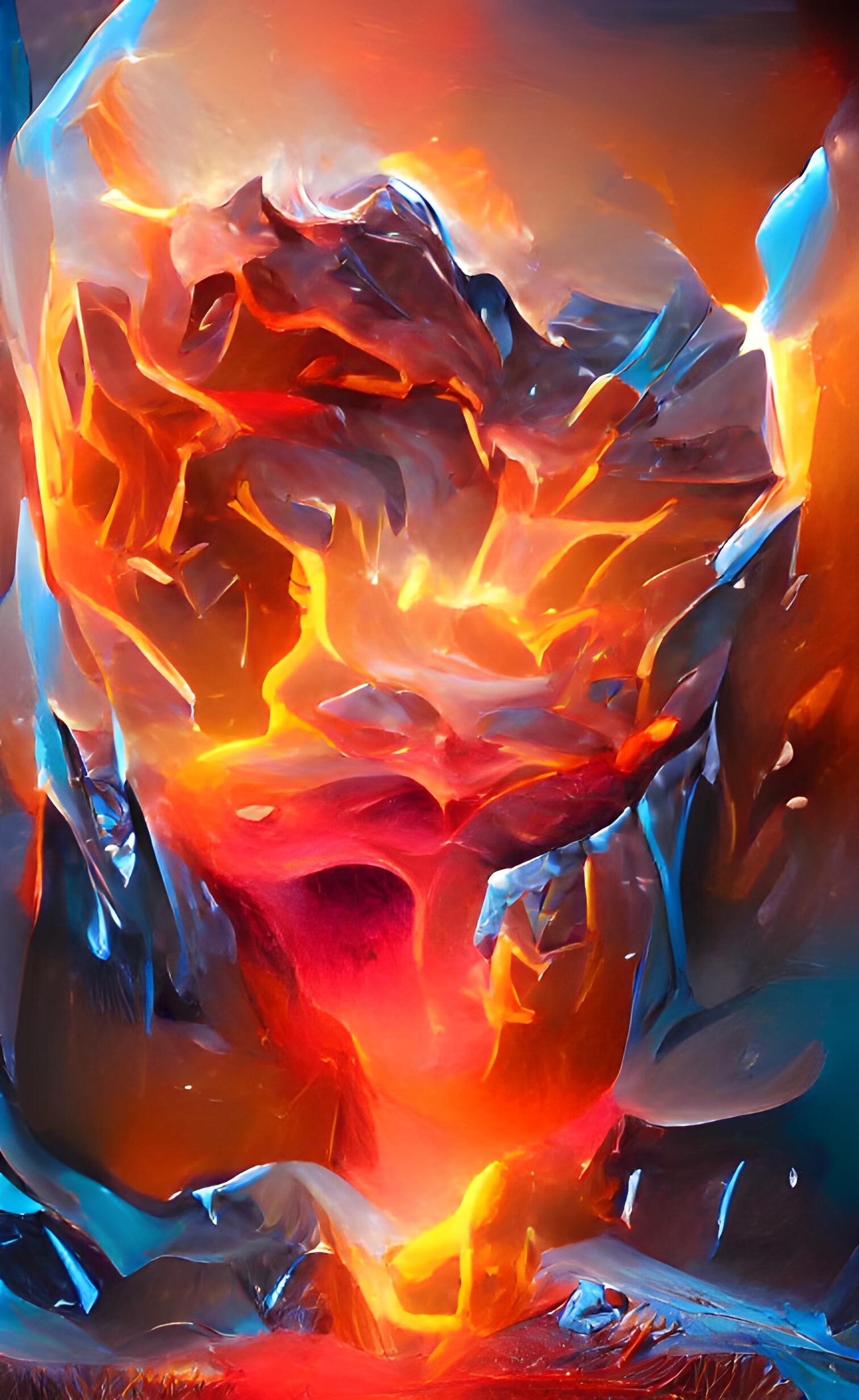 ArtStation - Magma Rock | Game Assets