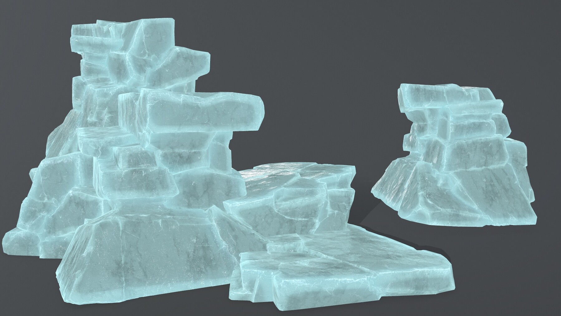 ArtStation - ice rocks | Game Assets