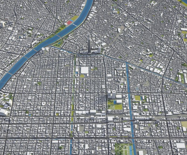 ArtStation - Tokyo - 3D city model | Resources