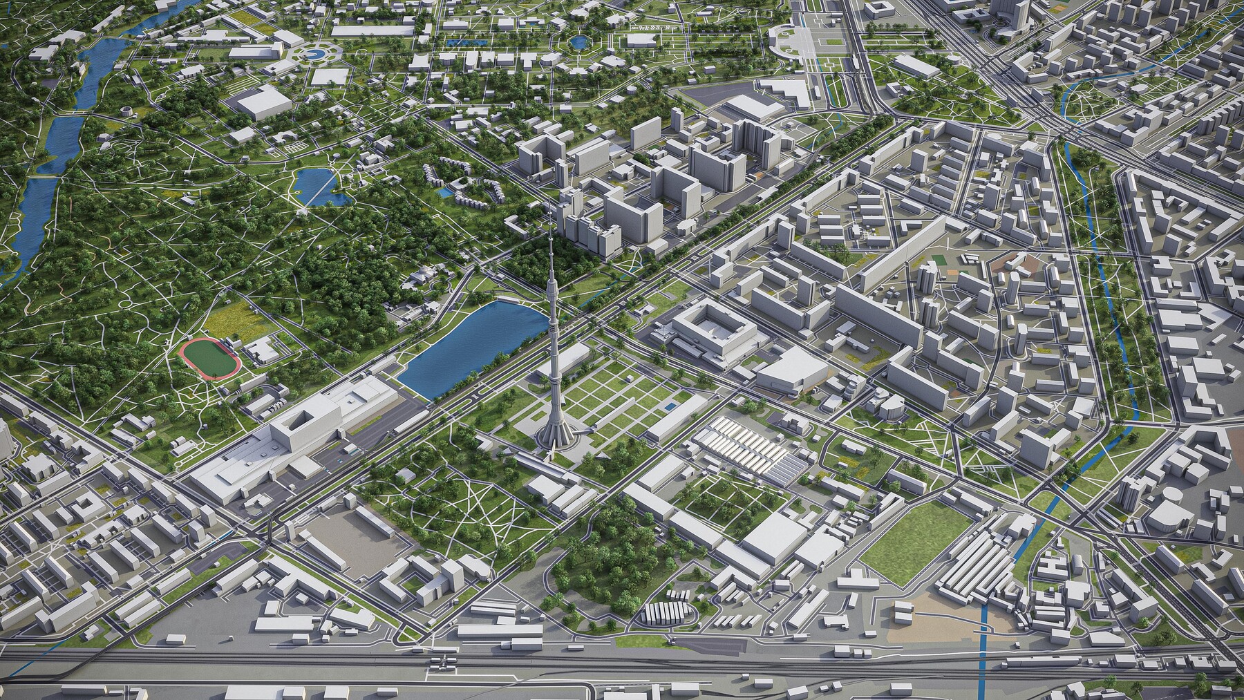 ArtStation - Moscow - 3D city model | Resources