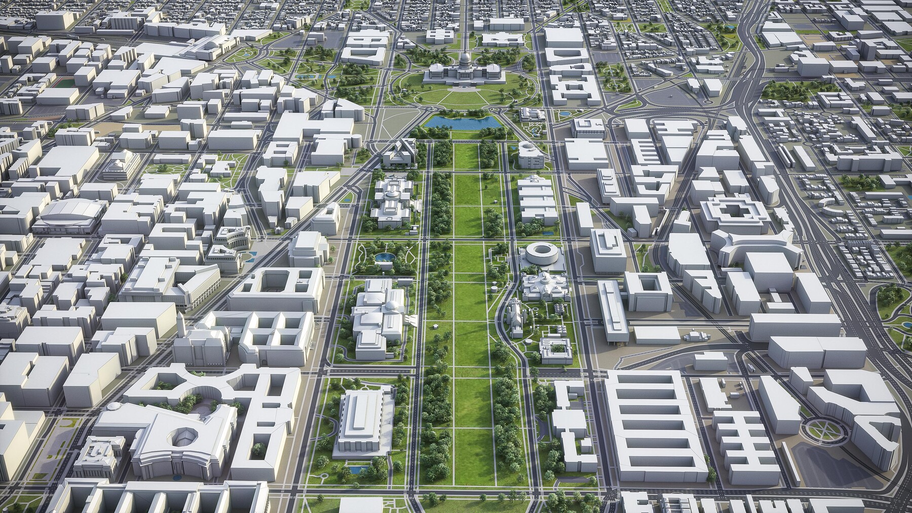 ArtStation - Washington - 3D city model | Resources