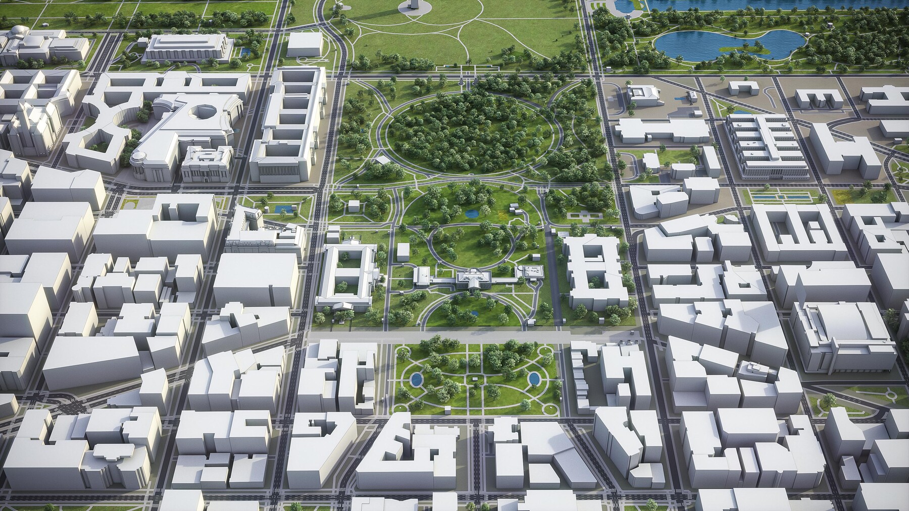 ArtStation - Washington - 3D city model | Resources
