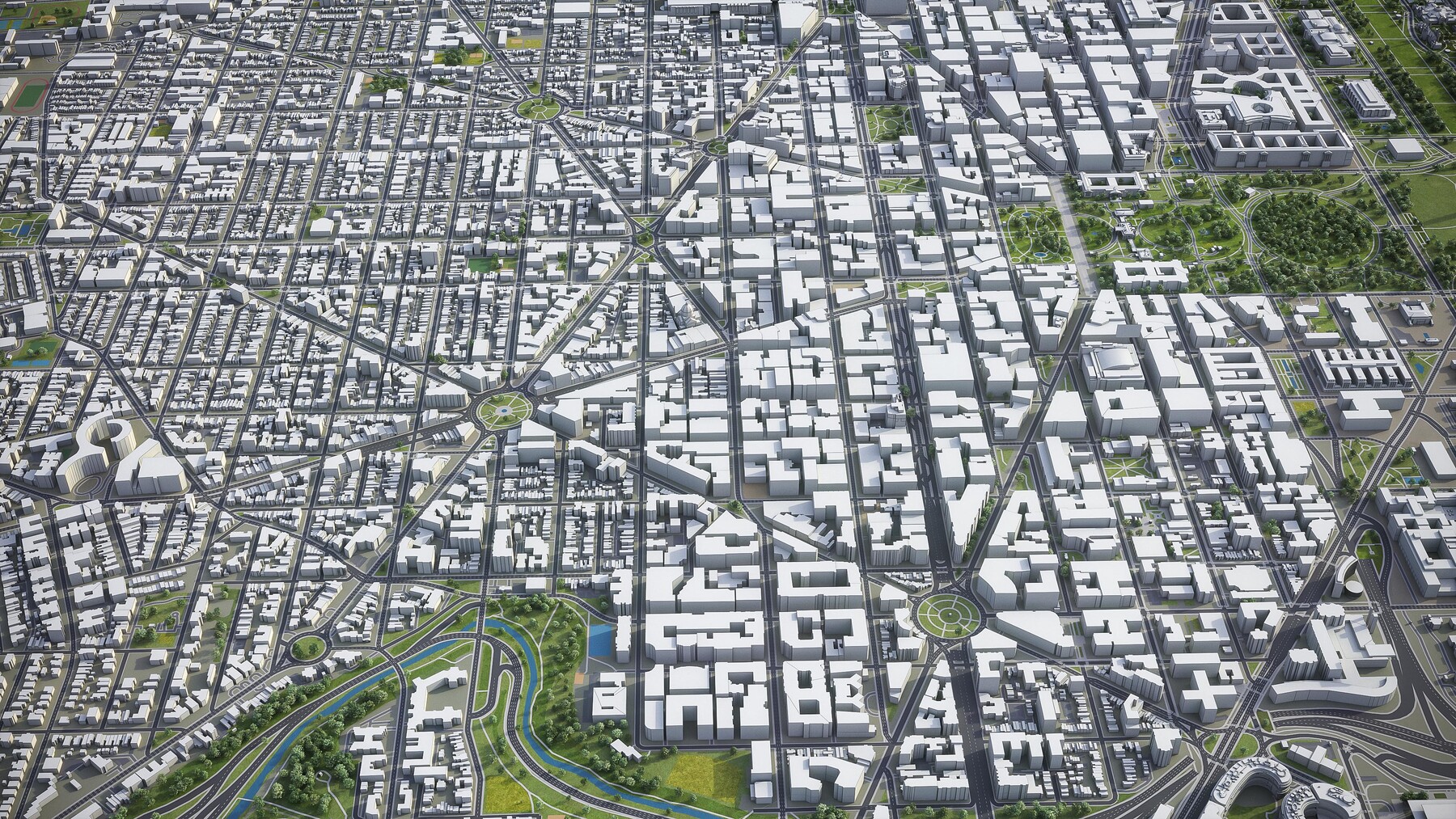 ArtStation - Washington - 3D city model | Resources