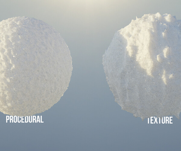 ArtStation - Procedural & Texture Snow Shader | Resources