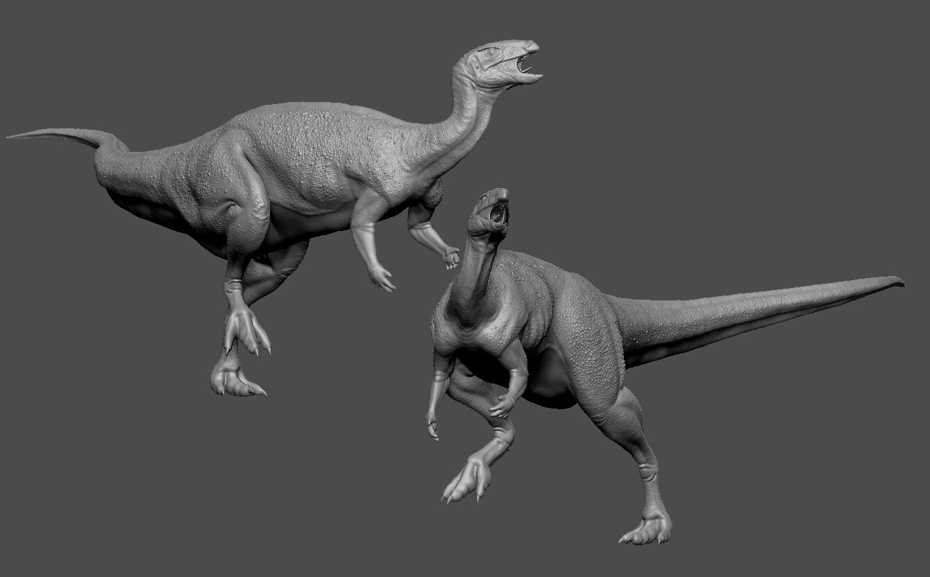 ArtStation - Dinosaur pose 01 | Resources