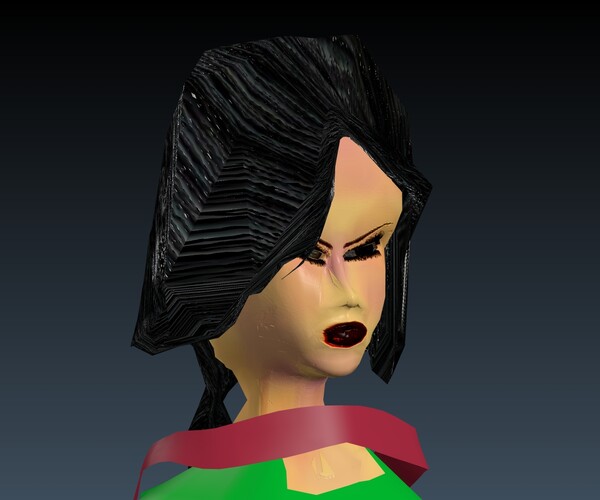 ArtStation - Lms girl in suit | Game Assets