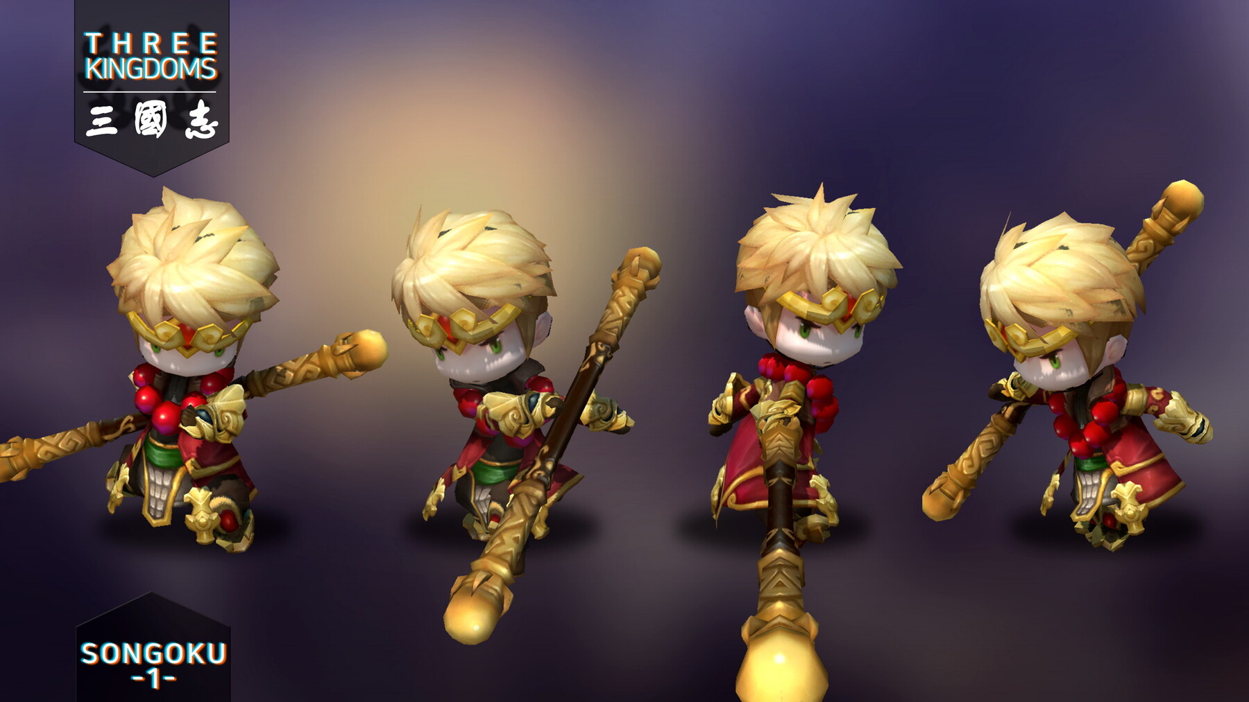 ArtStation - Three kingdoms - Songoku 1 | Game Assets