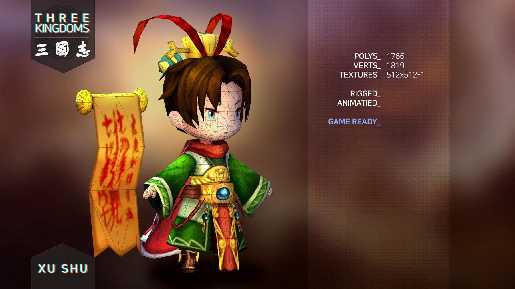 ArtStation - Three kingdoms - Xu Shu | Game Assets