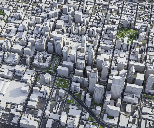 ArtStation - Philadelphia - 3D city model | Resources