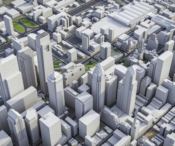 ArtStation - Philadelphia - 3D city model | Resources