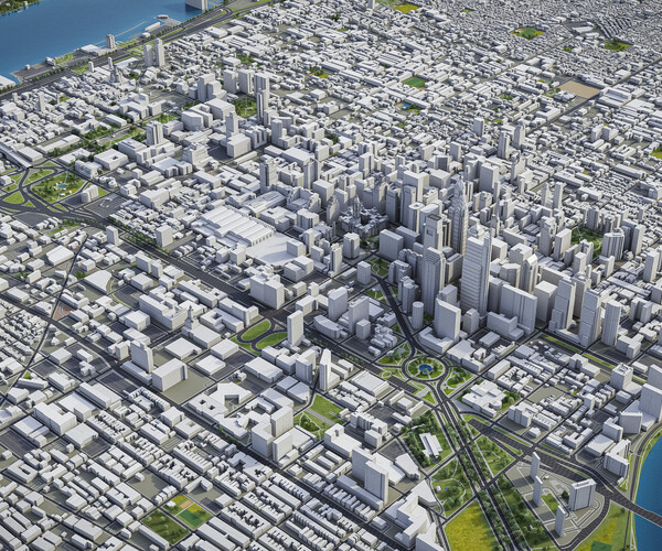 ArtStation - Philadelphia - 3D city model | Resources