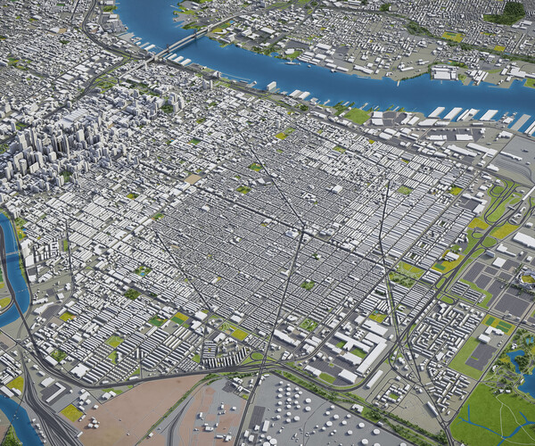 ArtStation - Philadelphia - 3D city model | Resources