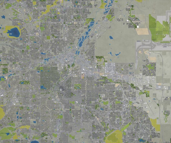 ArtStation - Denver - 3D city model | Resources