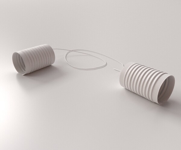 ArtStation - Tin Can Telephone | Game Assets