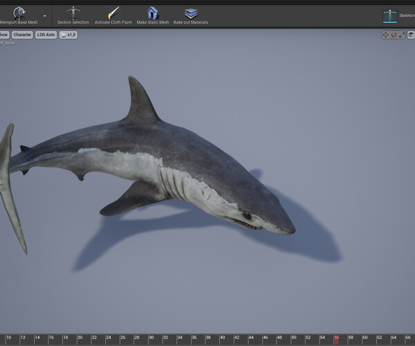 ArtStation - Mako Shark – Game Ready | Game Assets