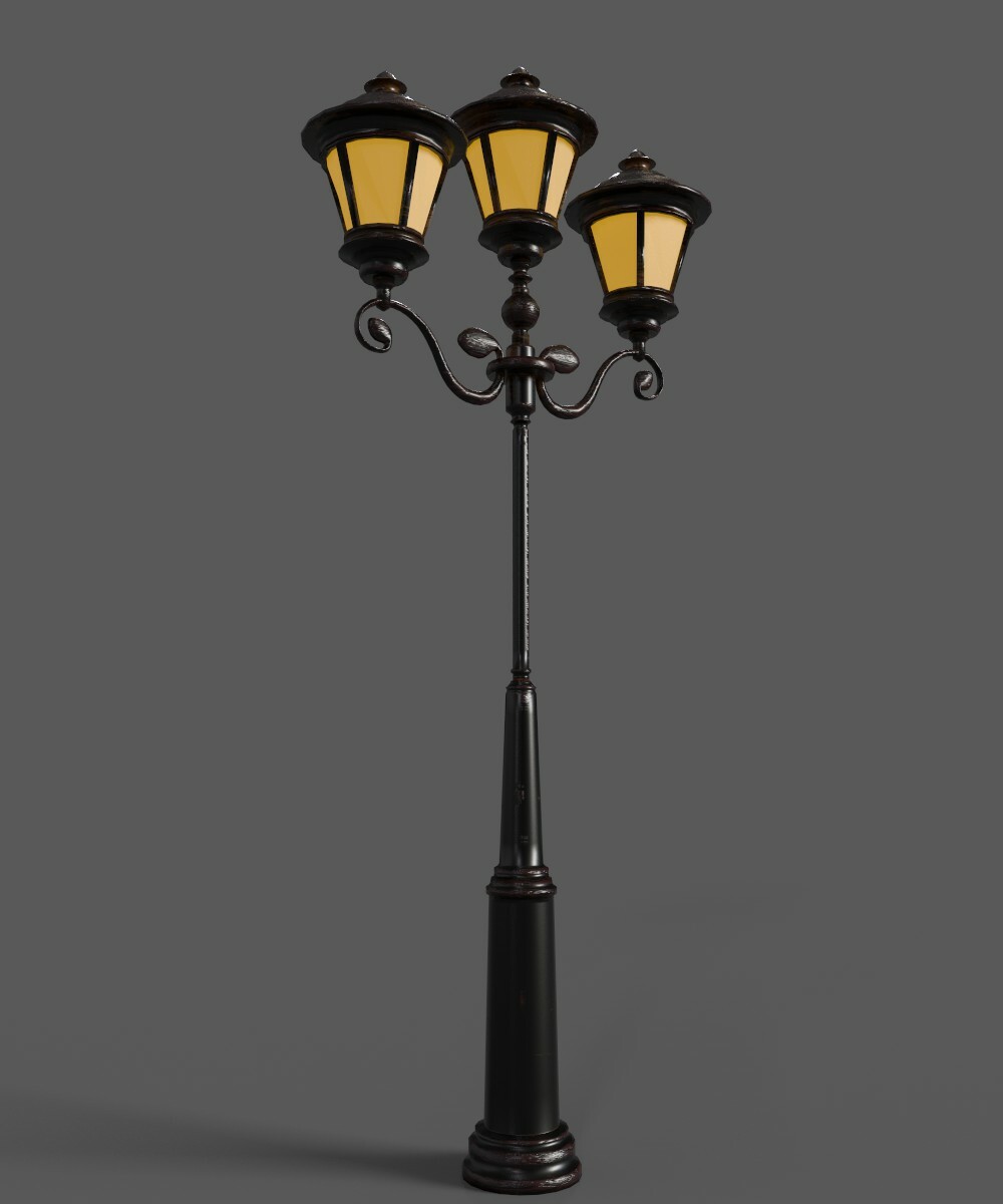 ArtStation - Street Lamp 13 | Game Assets