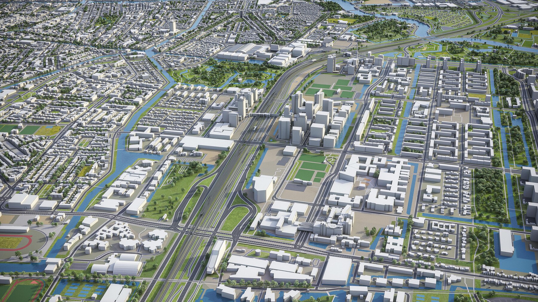 ArtStation - Amsterdam - 3D city model | Resources