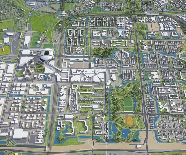 ArtStation - Amsterdam - 3D city model | Resources