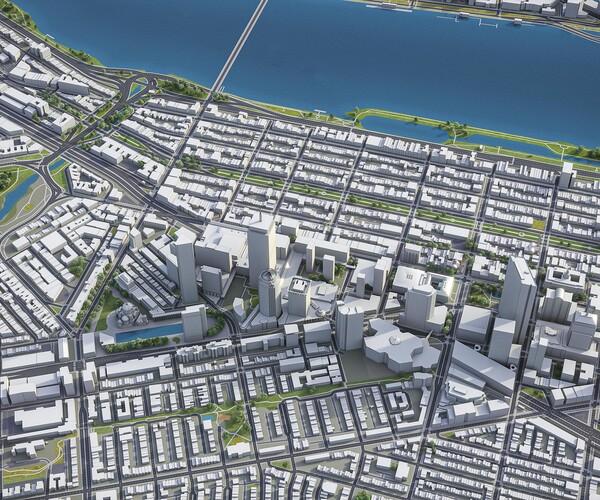 ArtStation - Boston - 3D city model | Resources