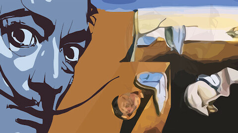 ArtStation - Salvador Dali by ArtNft101 - Hidden Dali | Artworks