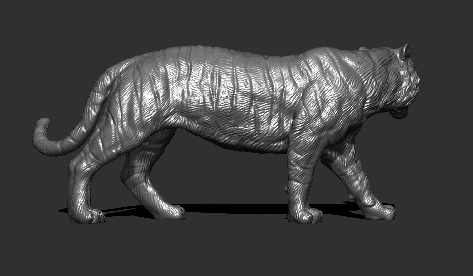 ArtStation - Tiger statue | Resources