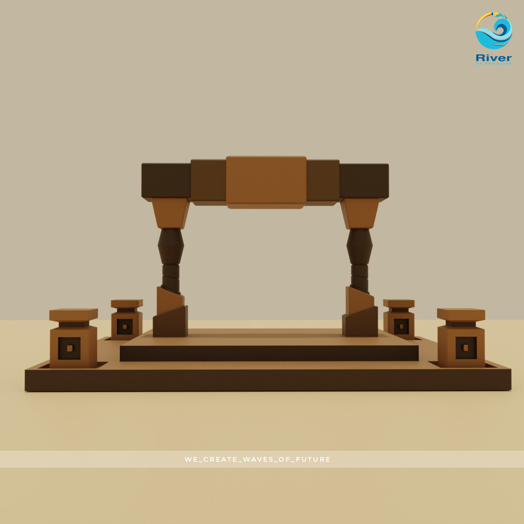 ArtStation - Gate - 3D Model | Game Assets