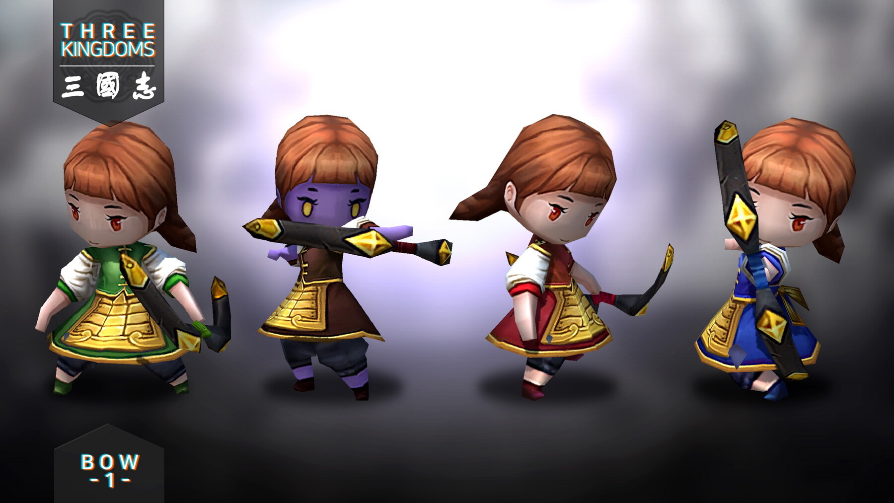 ArtStation - Three Kingdoms - Soldier Bow 1 | Game Assets