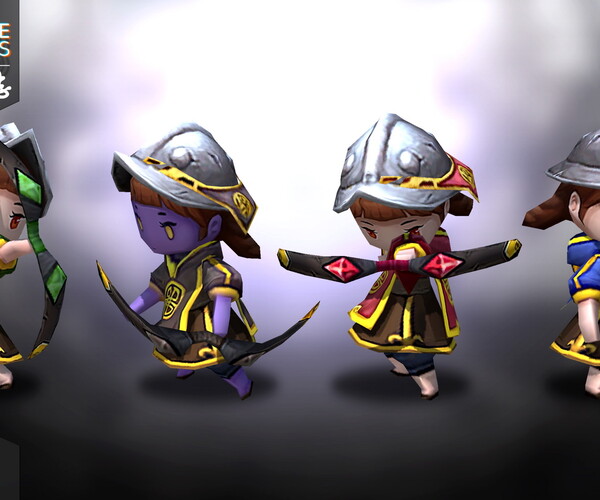 ArtStation - Three Kingdoms - Soldier Bow 2 | Game Assets