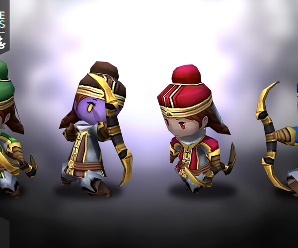 ArtStation - Three Kingdoms - Soldier Bow 4 | Game Assets