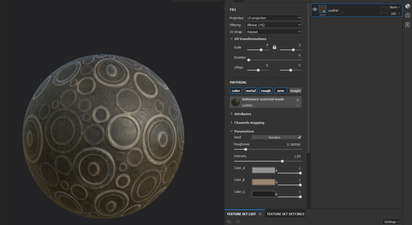 ArtStation - Leather Emboss-02 Material | Game Assets