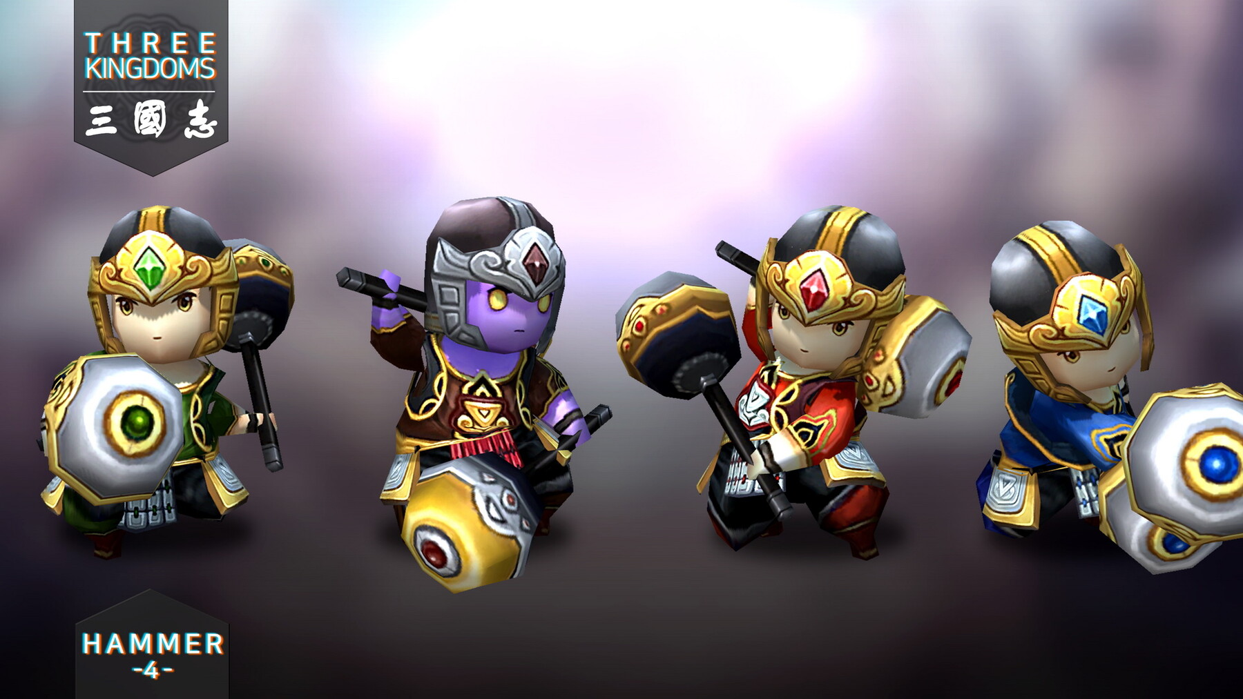ArtStation - Three Kingdoms - Soldier Hammer 4 | Game Assets