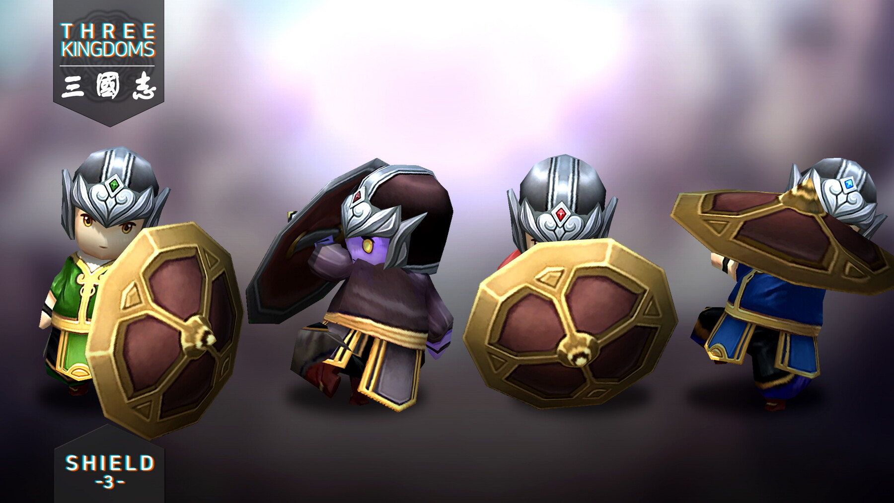 ArtStation - Three Kingdoms - Soldier Shield 3 | Game Assets