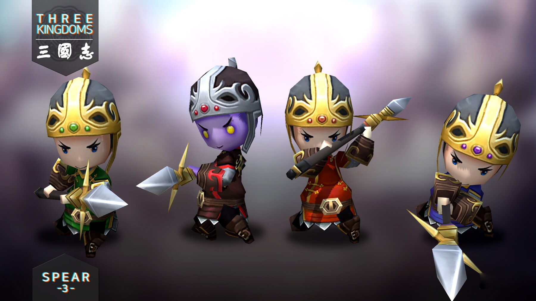 ArtStation - Three Kingdoms - Soldier Spear 3 | Game Assets