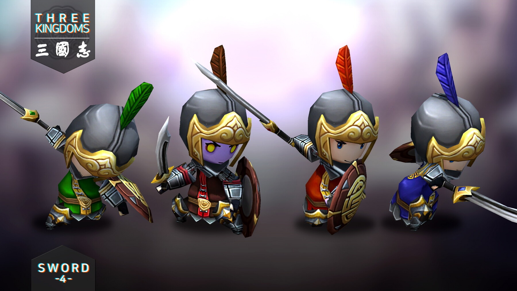 ArtStation - Three Kingdoms - Soldier Sword 4 | Game Assets
