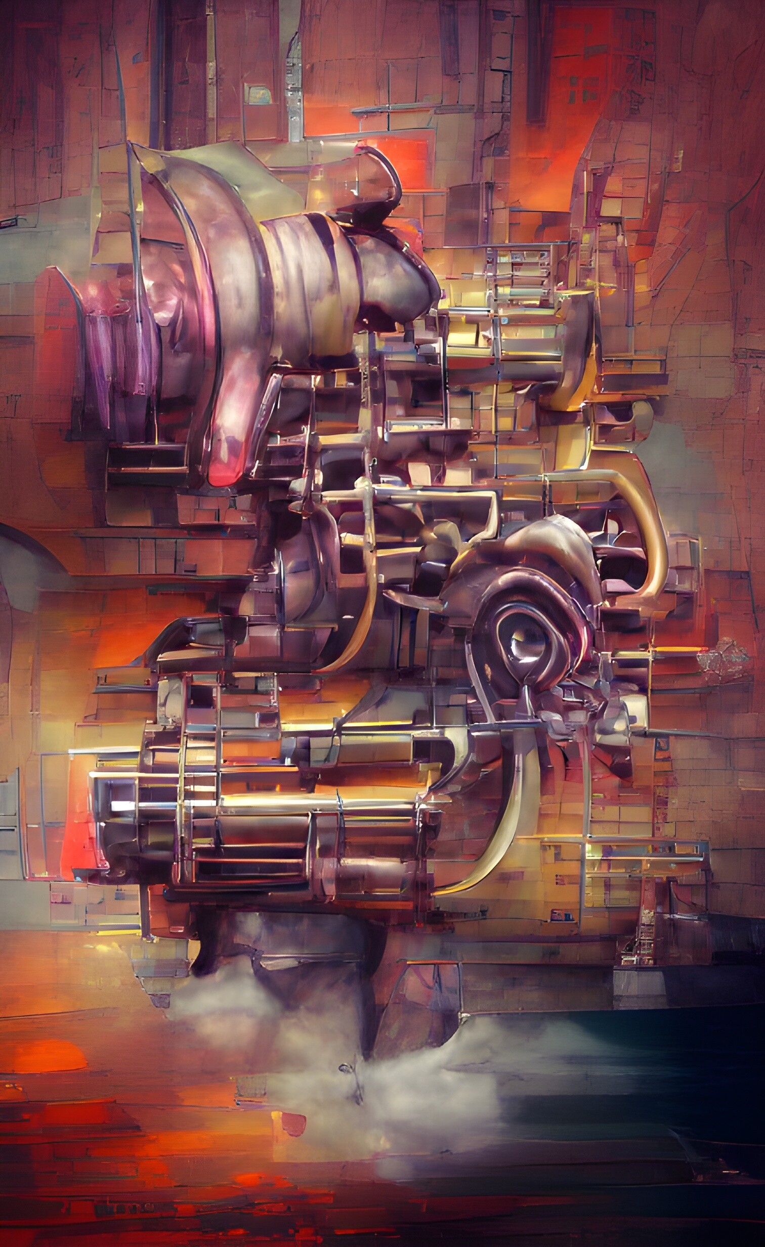 ArtStation - Industrial engine | Artworks