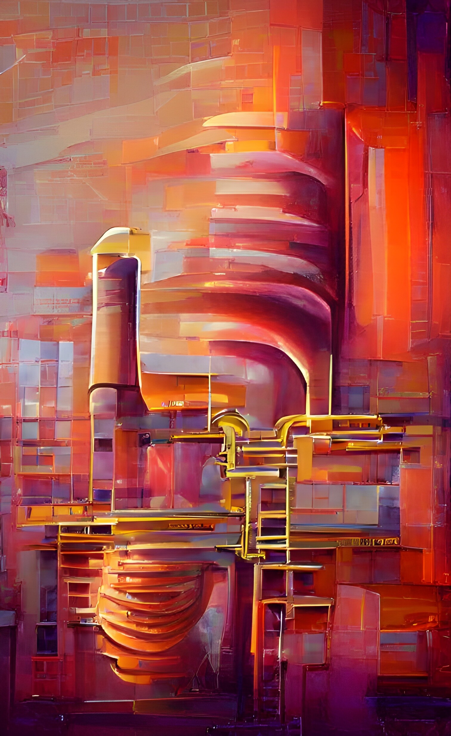 ArtStation - Industrial engine | Artworks