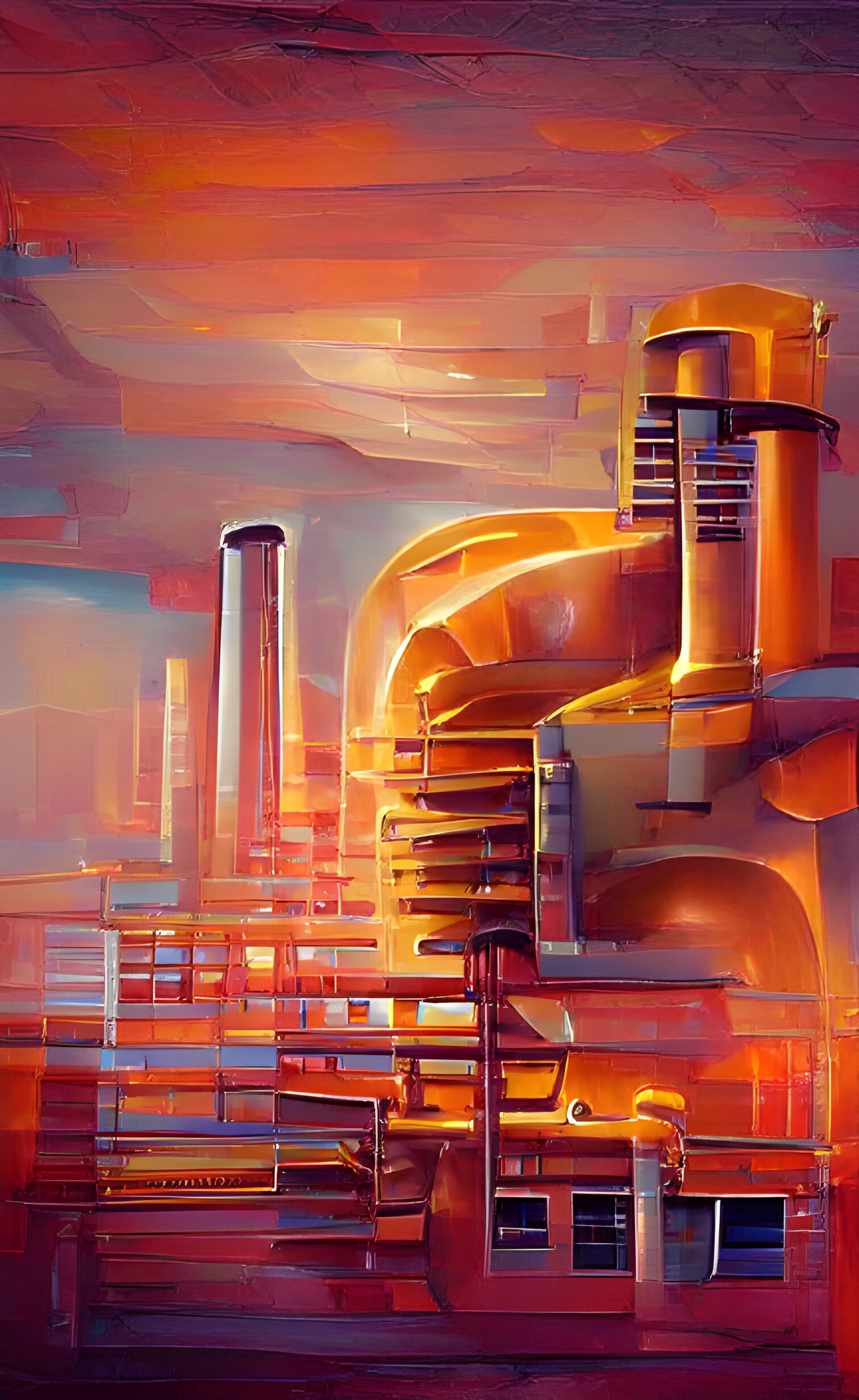 ArtStation - Industrial engine | Artworks